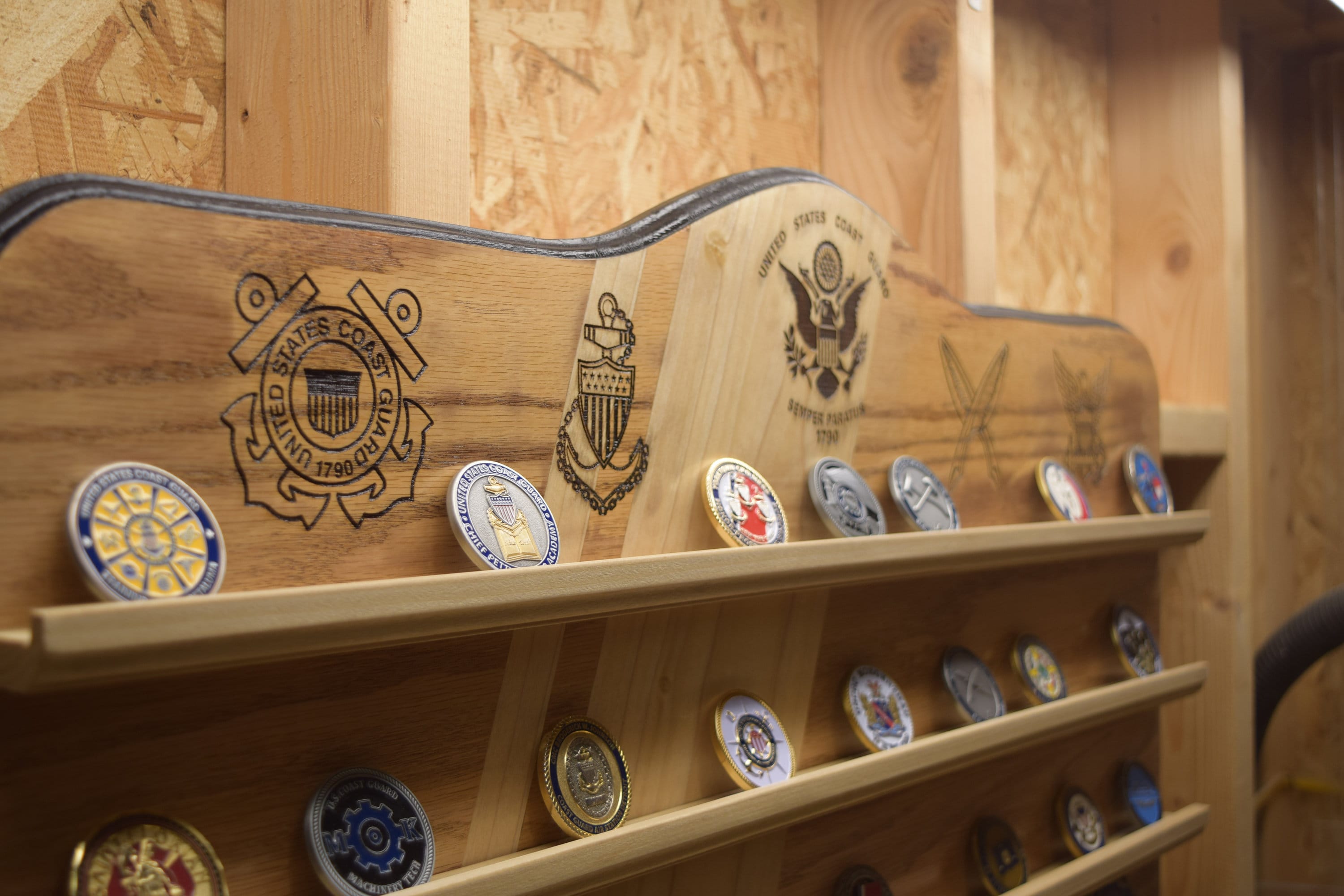 Wall-mounted Challenge Coin Holder - Etsy