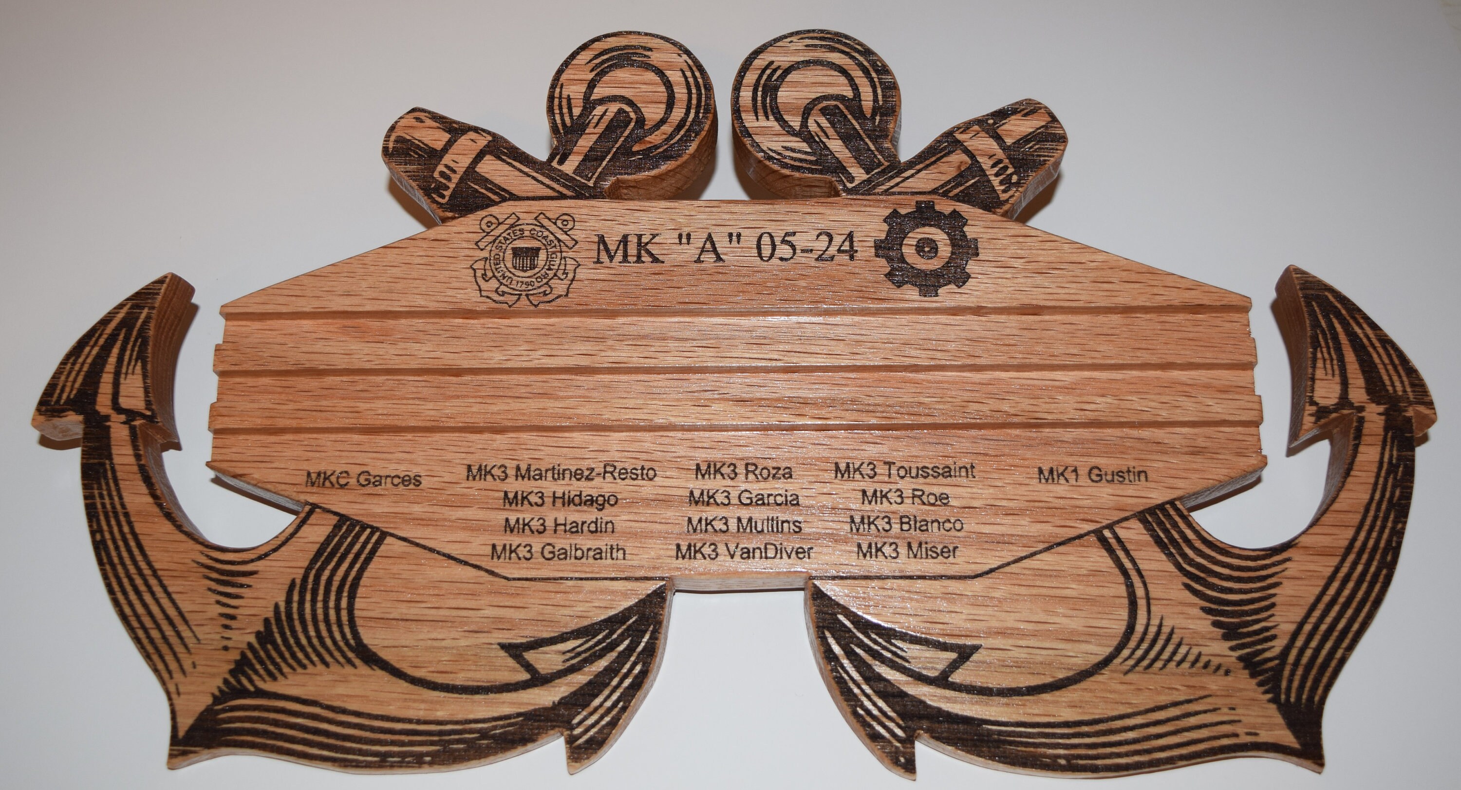 Personalized Anchor Challenge Coin Holder - Etsy