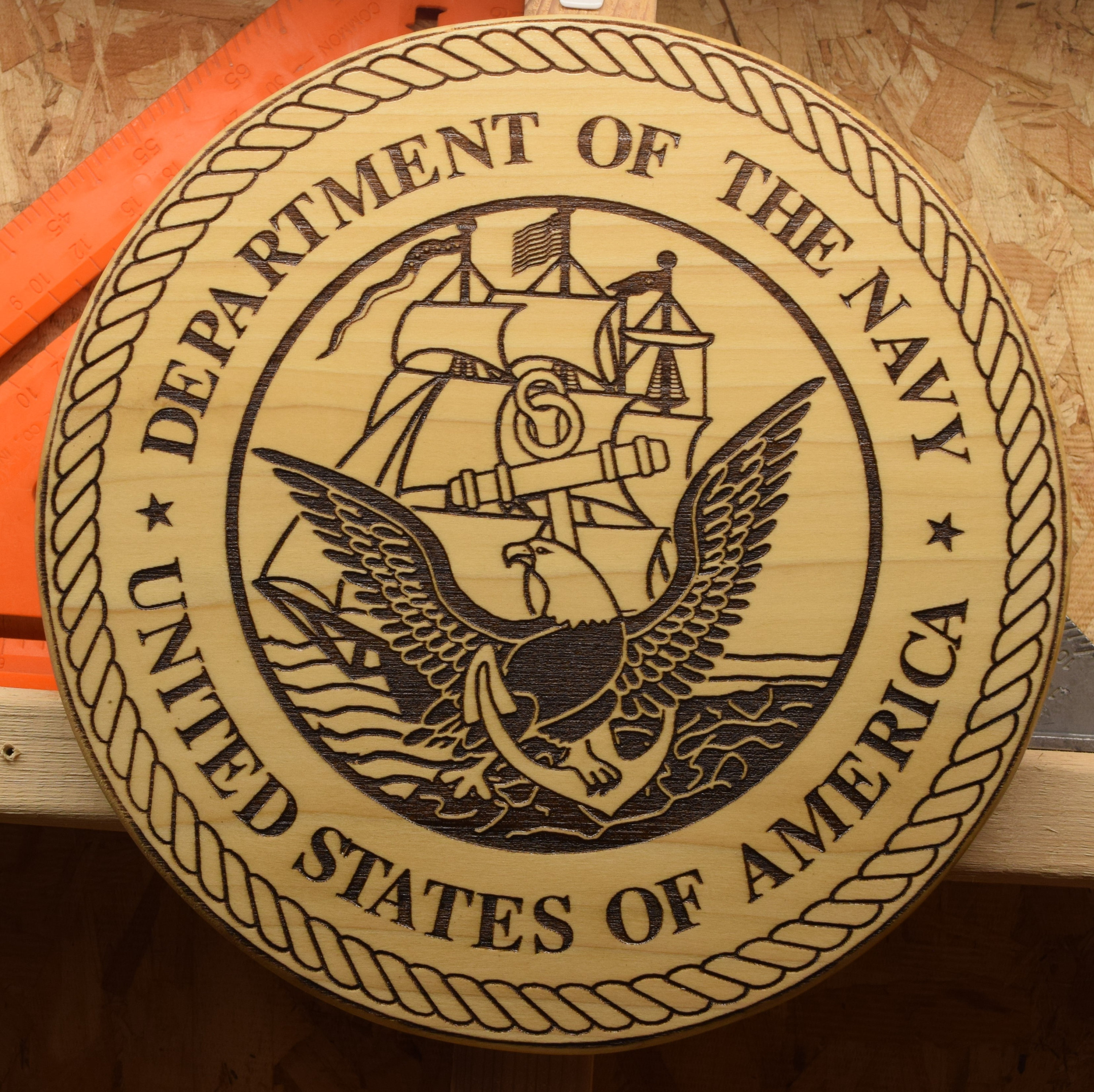 11.25" Wooden Military Branch Emblems - Etsy