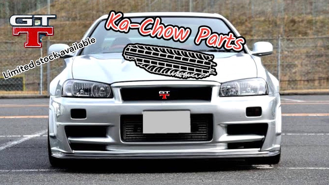 R34 GTR Style GTT Grill Badge - Etsy