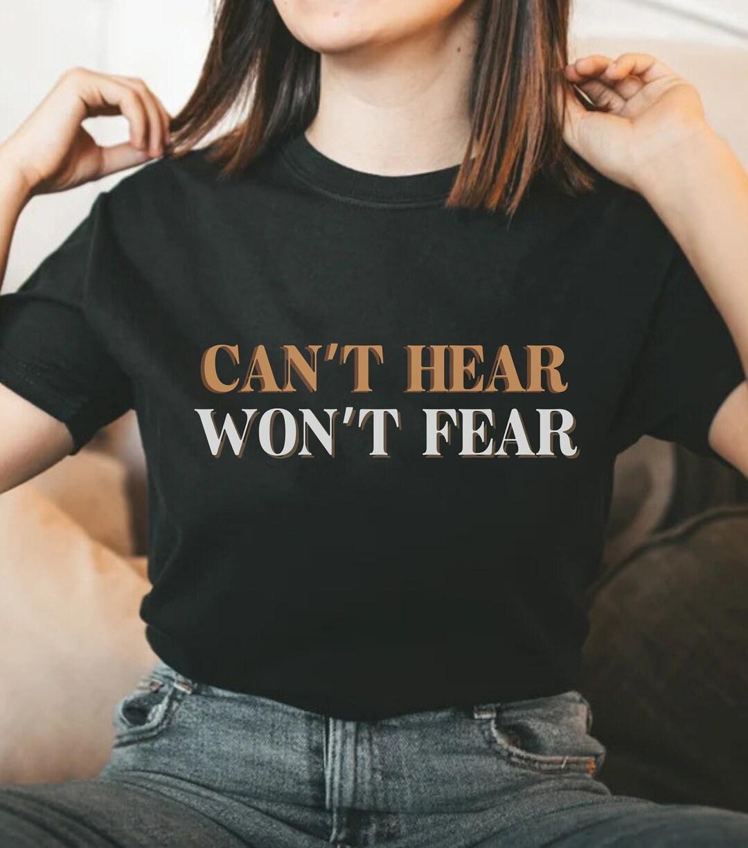 Hearing Awareness Shirt, Hearing Loss Shirt, Deaf Awareness Shirt ...