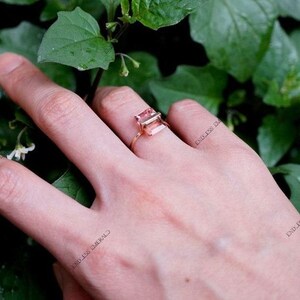 Pink Stone Ring, Wedding Rings, Engagement Rings, Created Stone Ring ...