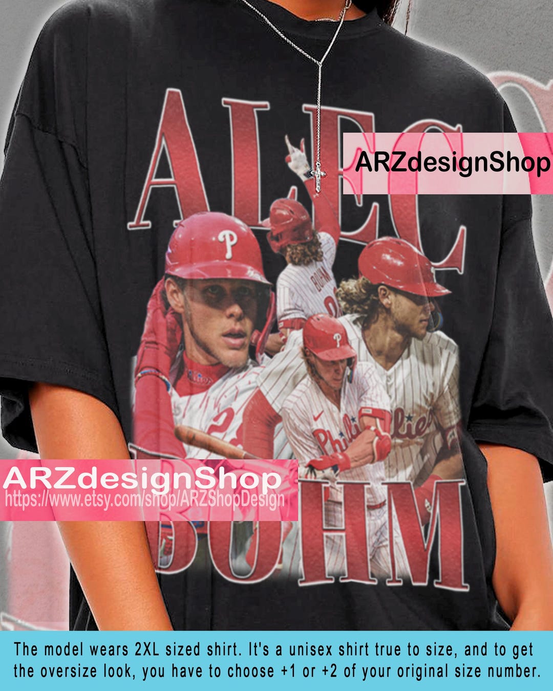 Limited Alec Bohm Shirt Gift Graphic Tee Horror Movie T-shirt Vintage ...