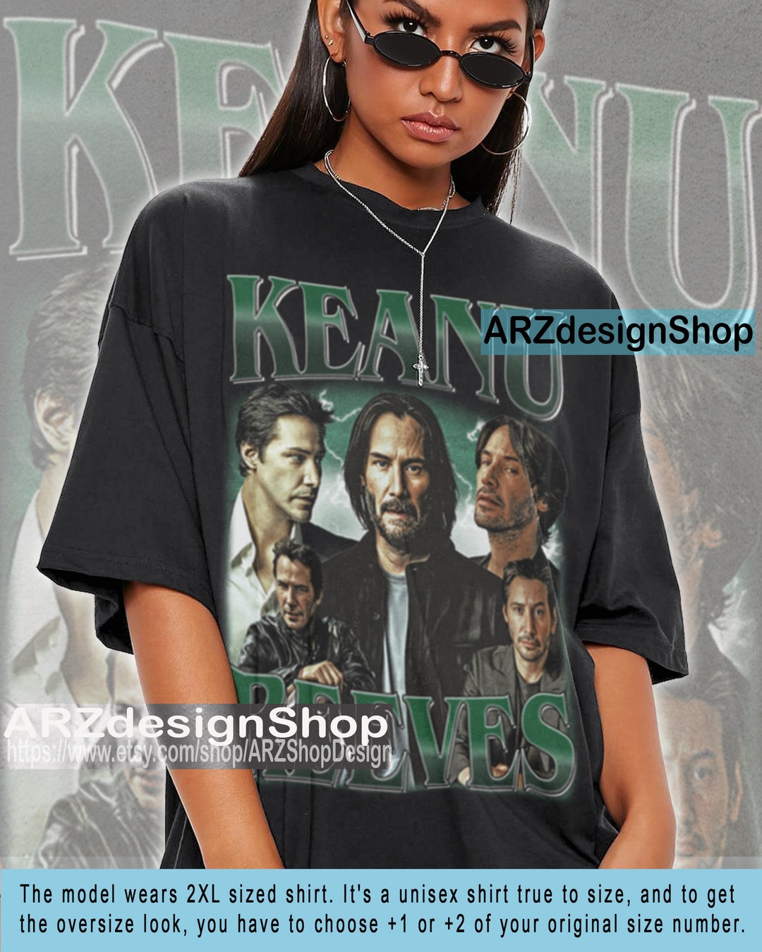 Limited Keanu Reeves Shirt Gift Graphic Tee Horror Movie T-shirt ...