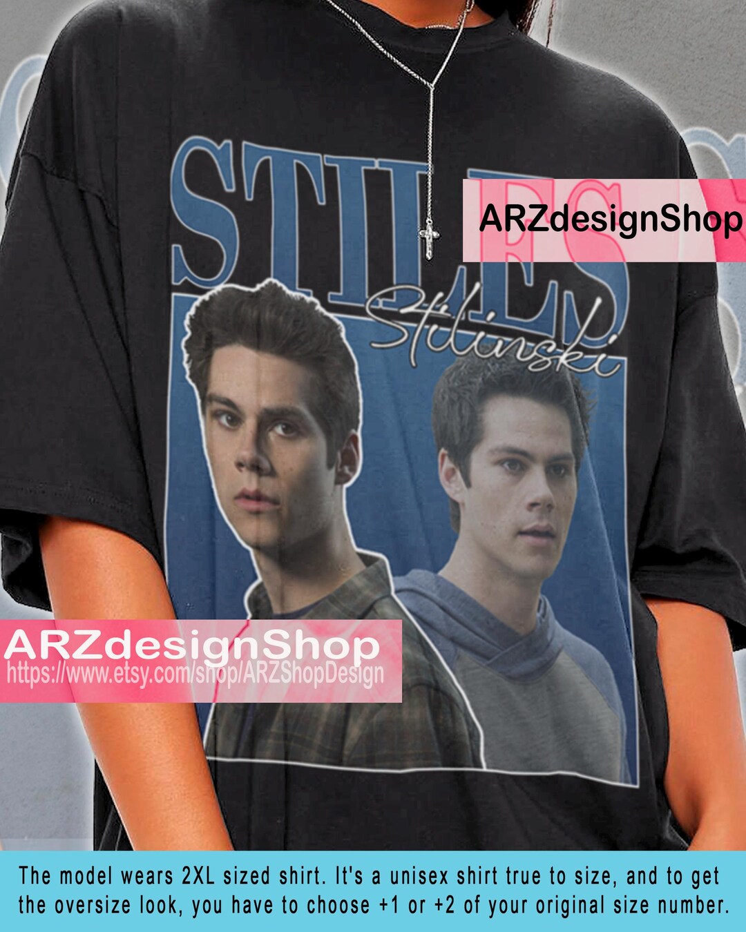 Limited Stiles Stilinski Shirt Gift Graphic Tee Horror Movie T-shirt ...