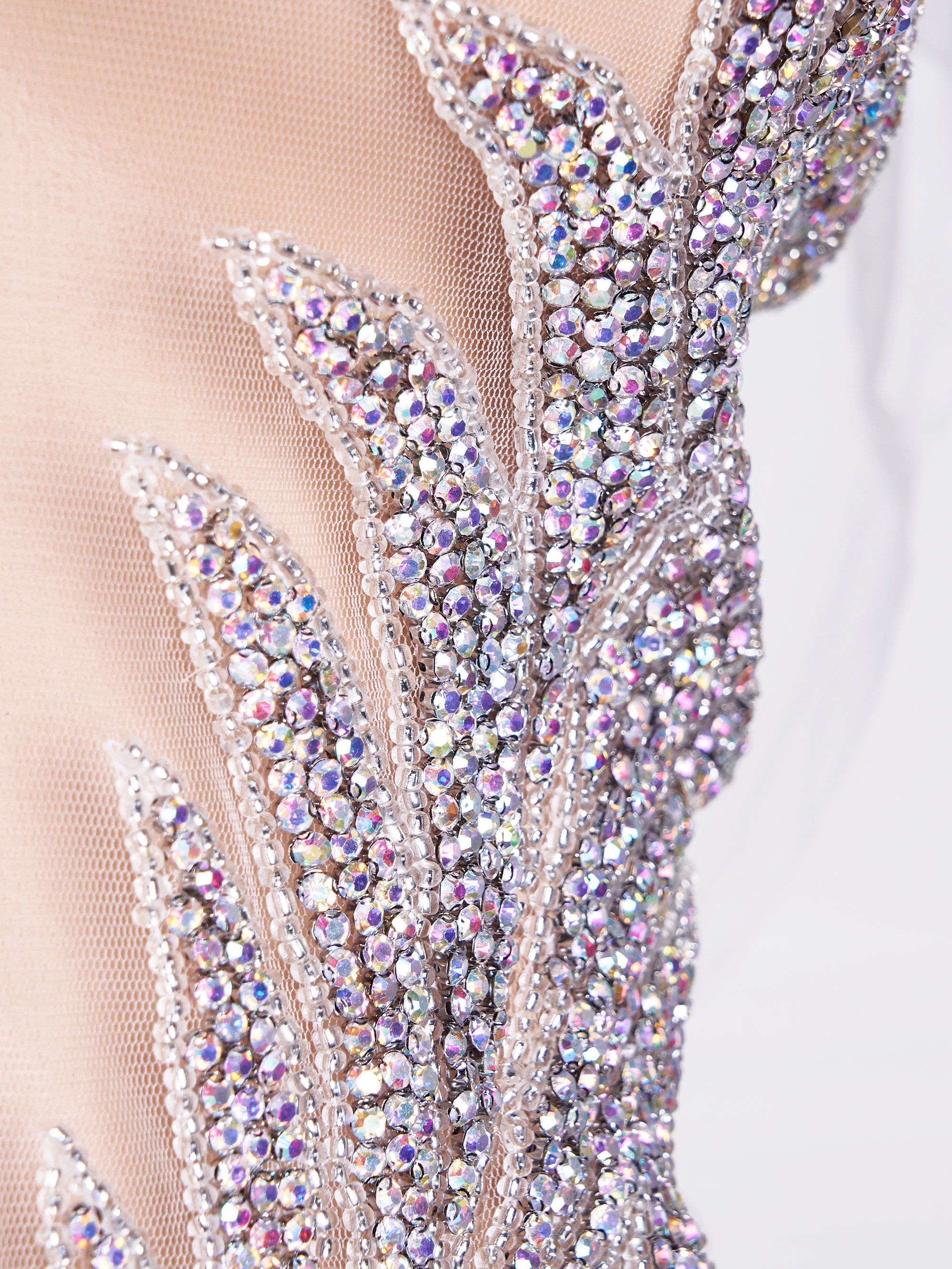 6 Colors Handmade Rhinestone Bodice Applique for Women's Dresses, for ...