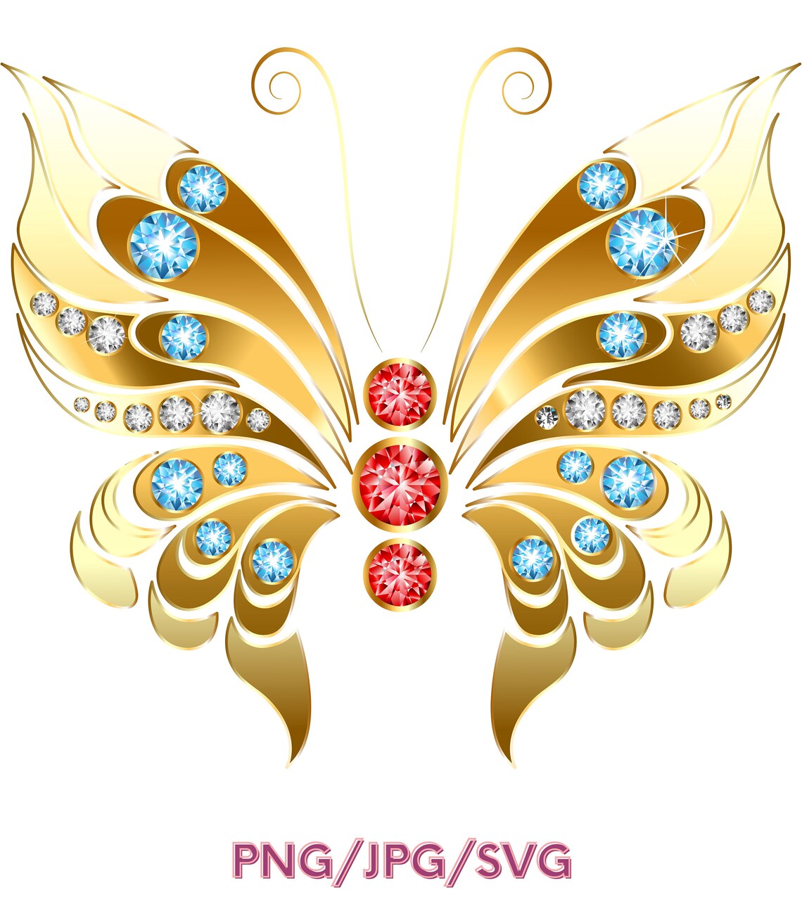 Designer Butterflies, Butterflies Digital Download, Digital Butterflies ...