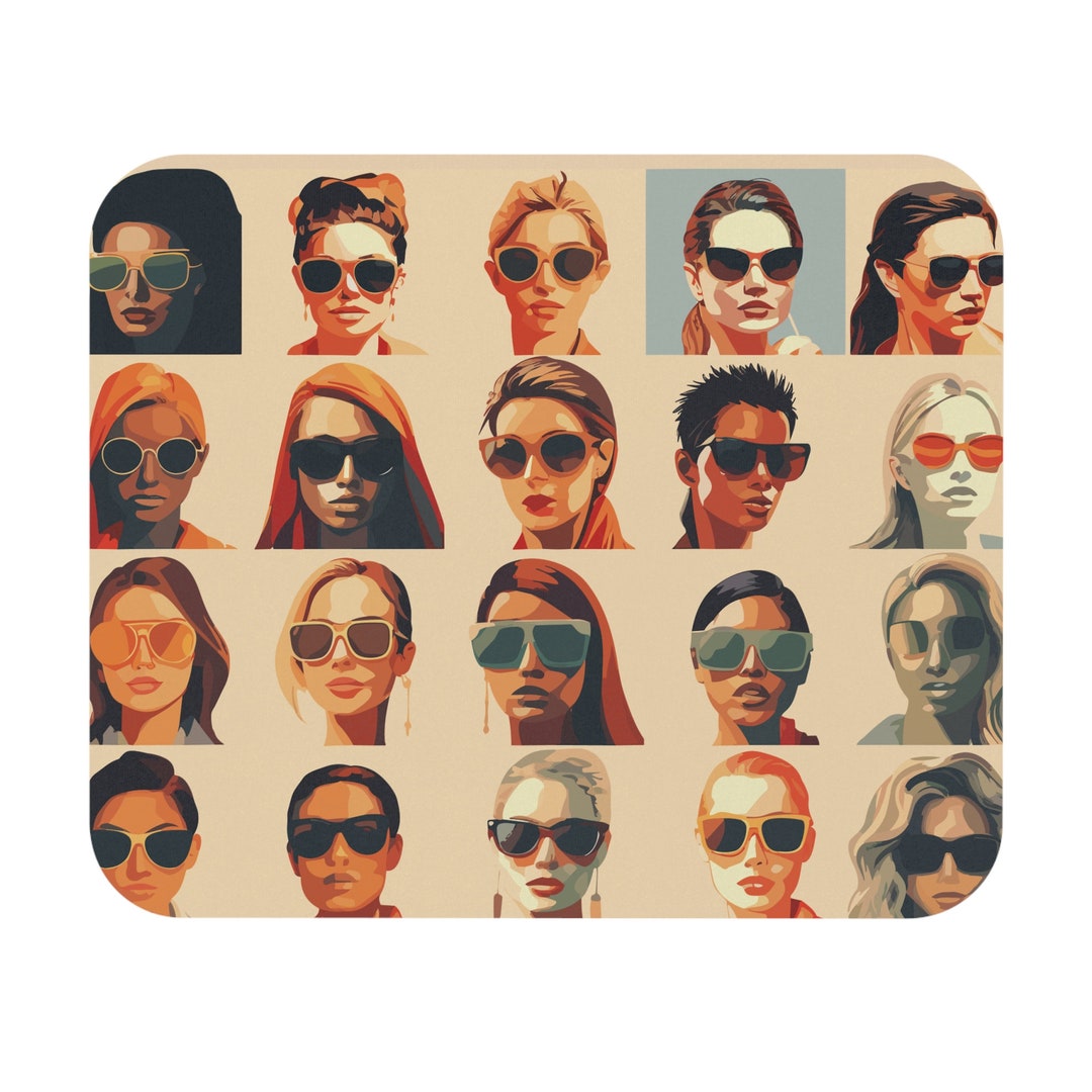 Optometrist Gift Mouse Pad Optician Desk Gift Sunglasses Optical Decor ...