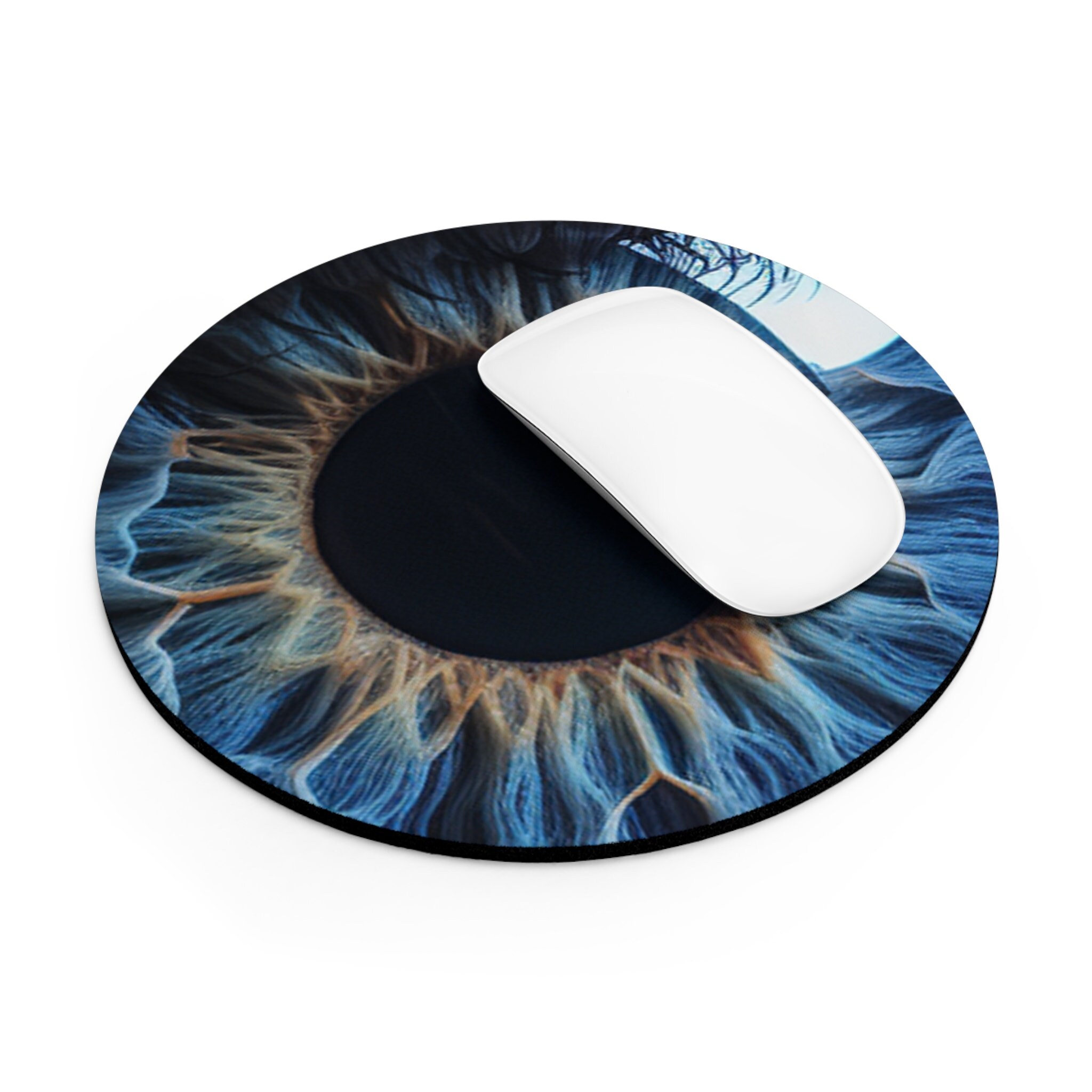 Iris Mouse Pad Optometrist Office Decor Blue Human Iris Eye Anatomy ...