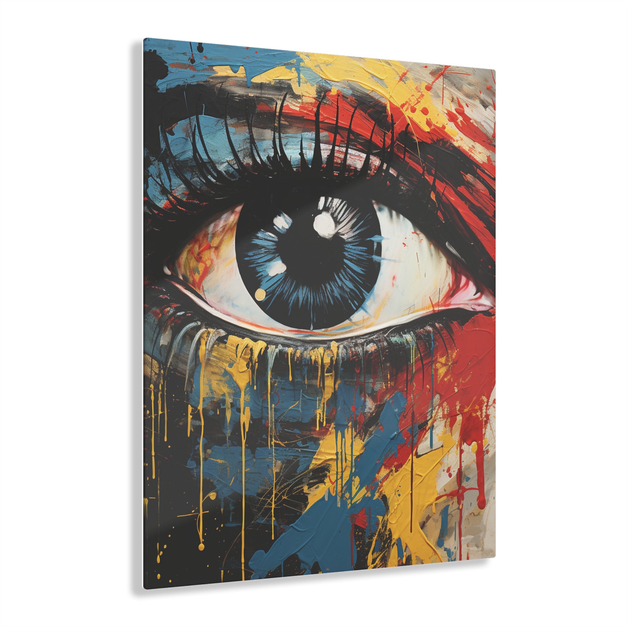 Jackson Pollock Optical Acrylic Eye Print Optician Optometrist ...