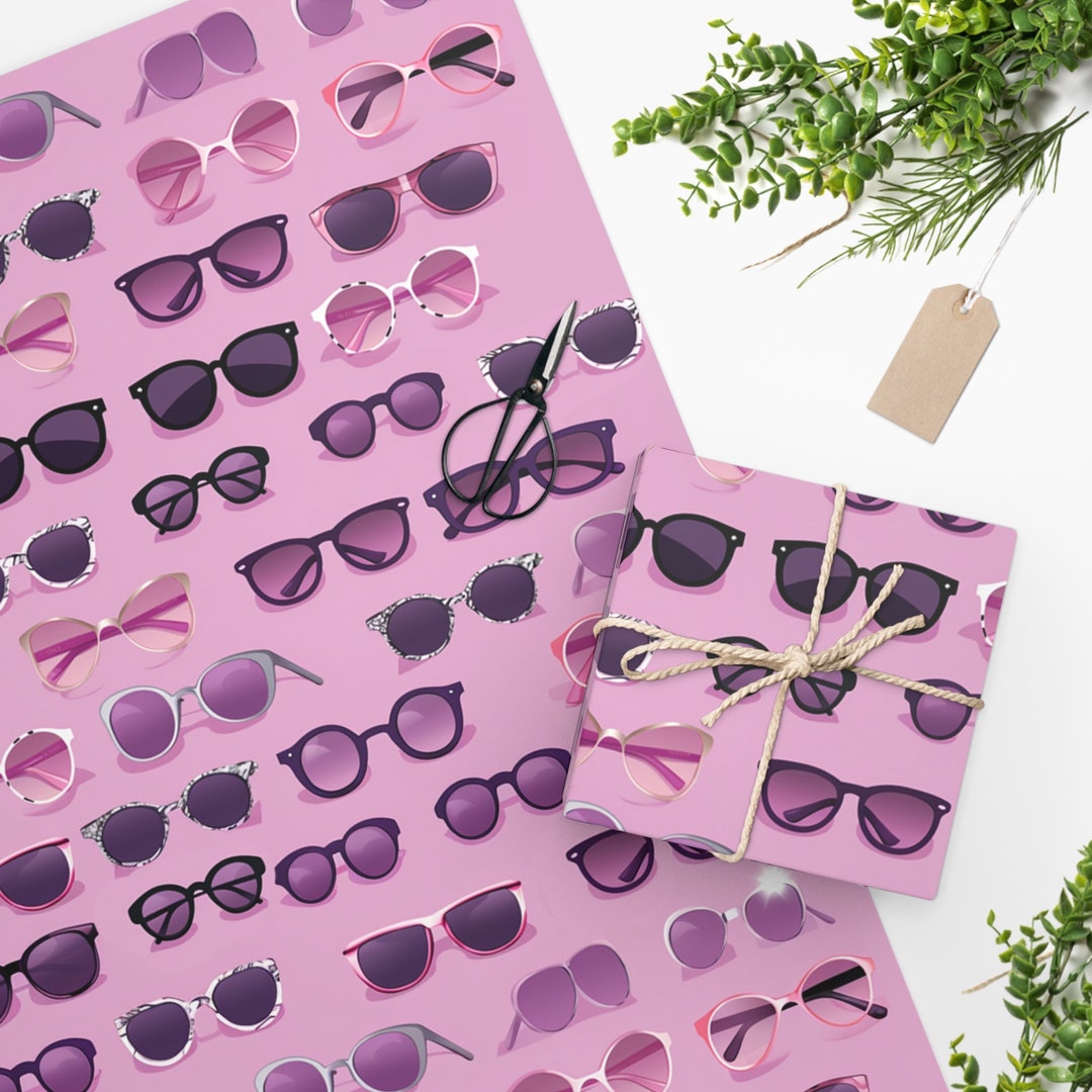 Cute Optometry Wrapping Paper for Optician Gift Eyeglasses Wrap ...
