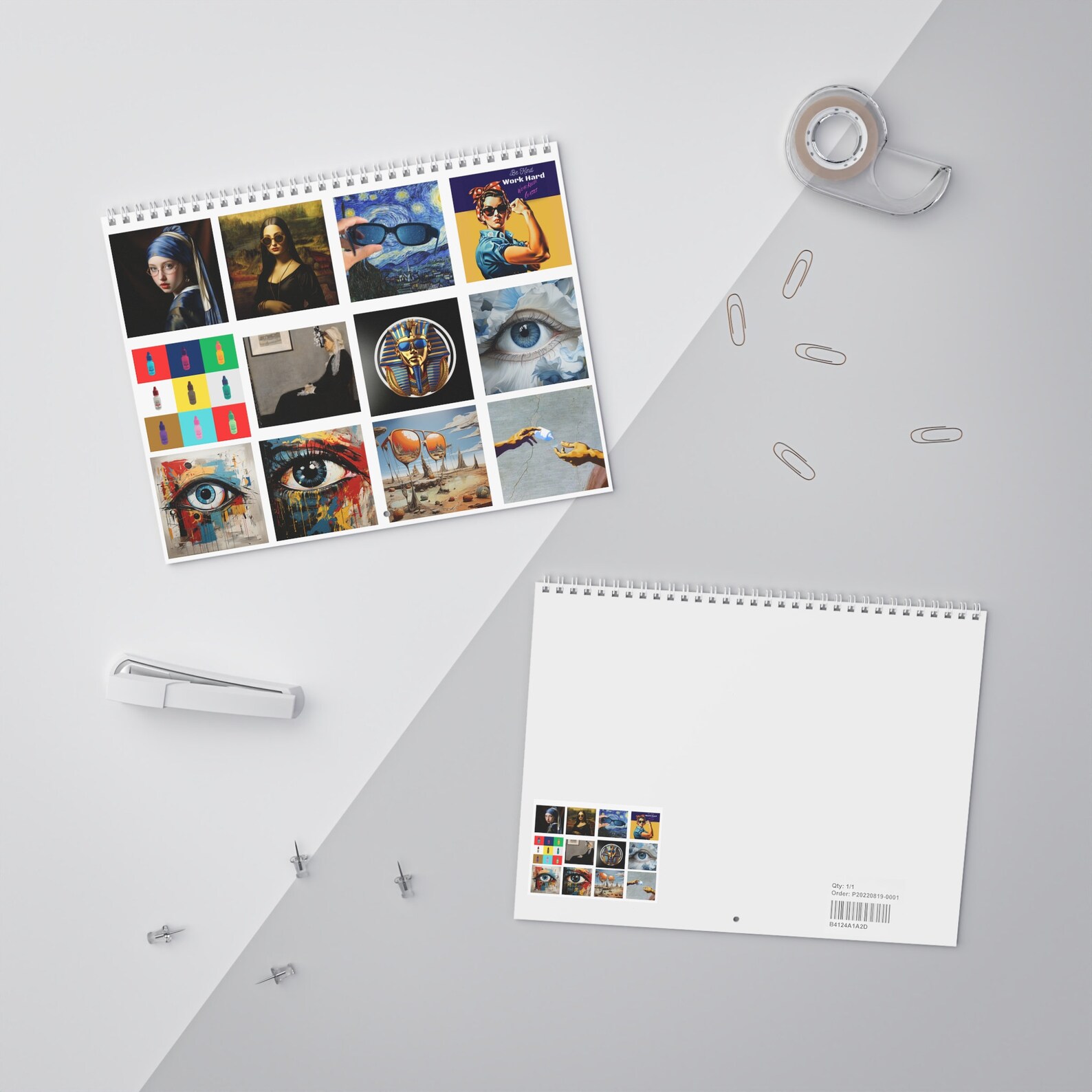Calendar 2024 Famous Artwork for Optometry Office Decor Optician ...