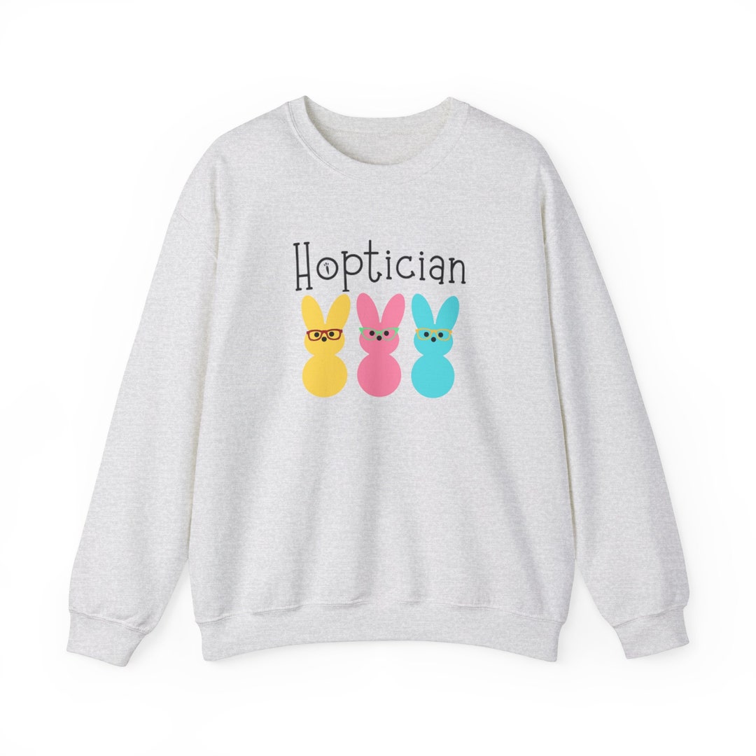 Optician Easter Peep Crewneck Sweatshirt Gift for Opticians Spring ...