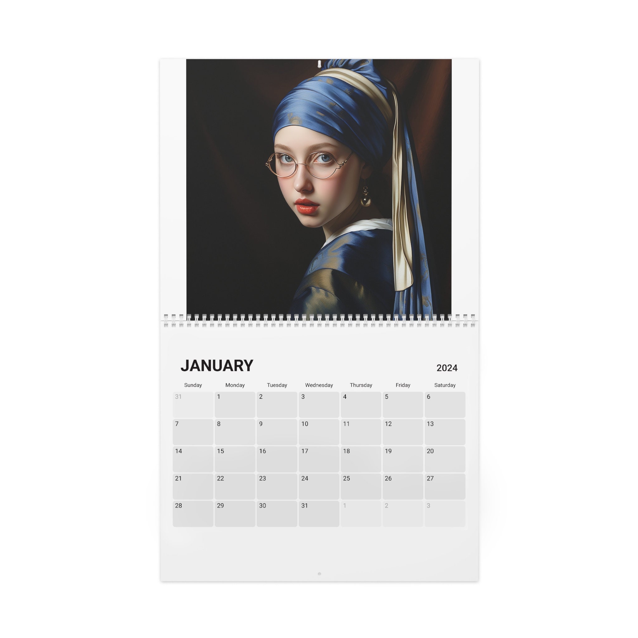 Calendar 2024 Famous Artwork for Optometry Office Decor Optician ...