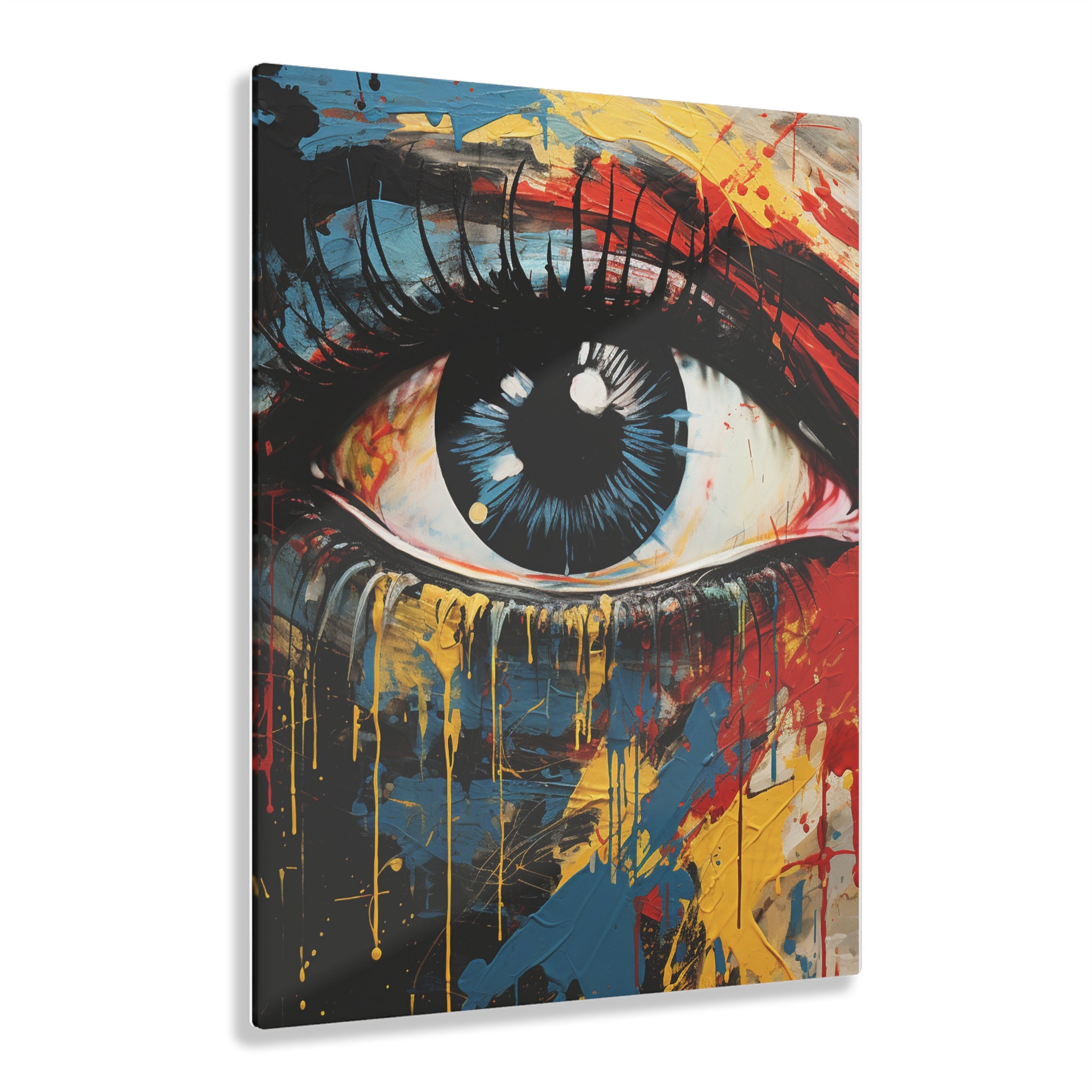 Jackson Pollock Optical Acrylic Eye Print Optician Optometrist ...