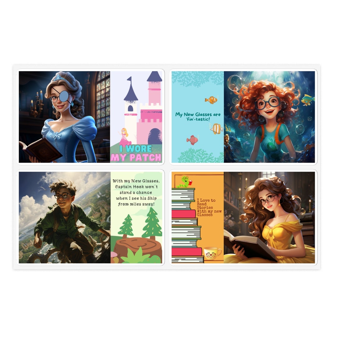 Optometry Sticker Bundle for Pediatric Eye Care Clinics - Motivational ...