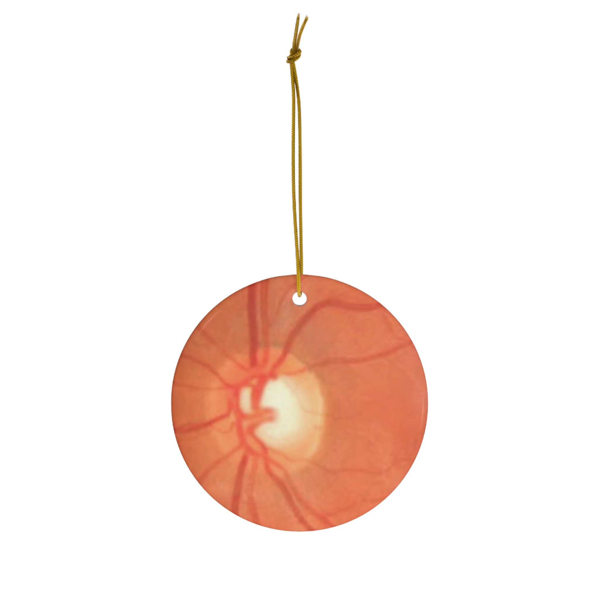 Optometry Ceramic Christmas Tree Ornament Retina Fundus Ophthalmology ...