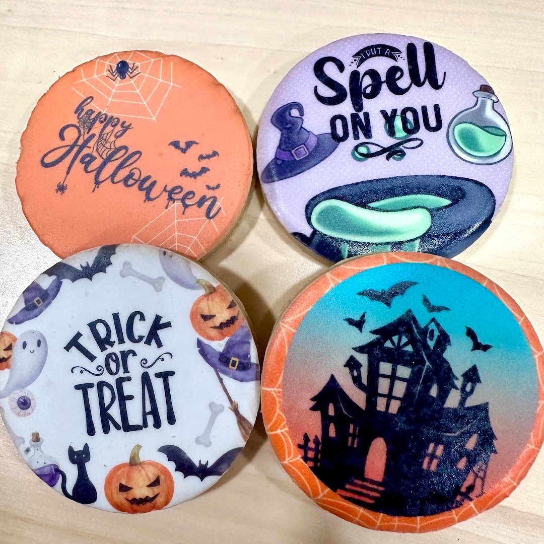 Custom Printed Round Sugar Cookies - One Dozen - Etsy