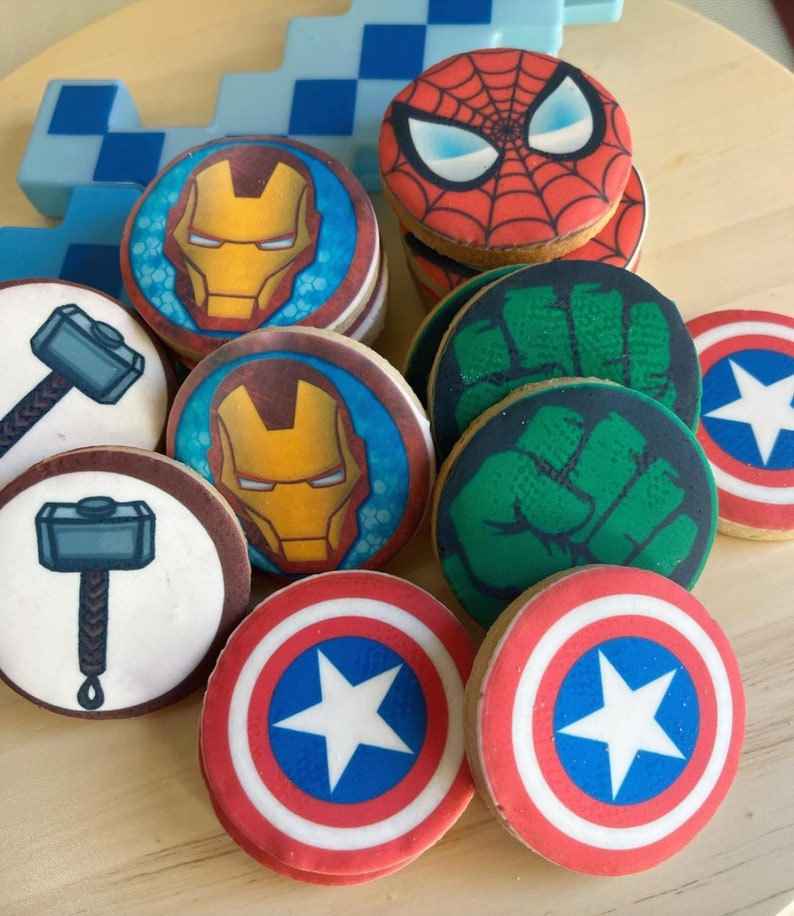 Custom Printed Round Sugar Cookies - One Dozen - Etsy