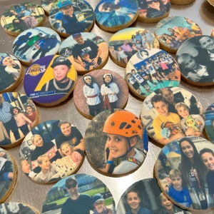 Custom Printed Round Sugar Cookies - One Dozen - Etsy