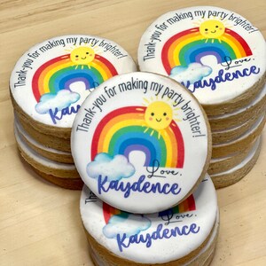 Custom Printed Round Sugar Cookies - One Dozen - Etsy