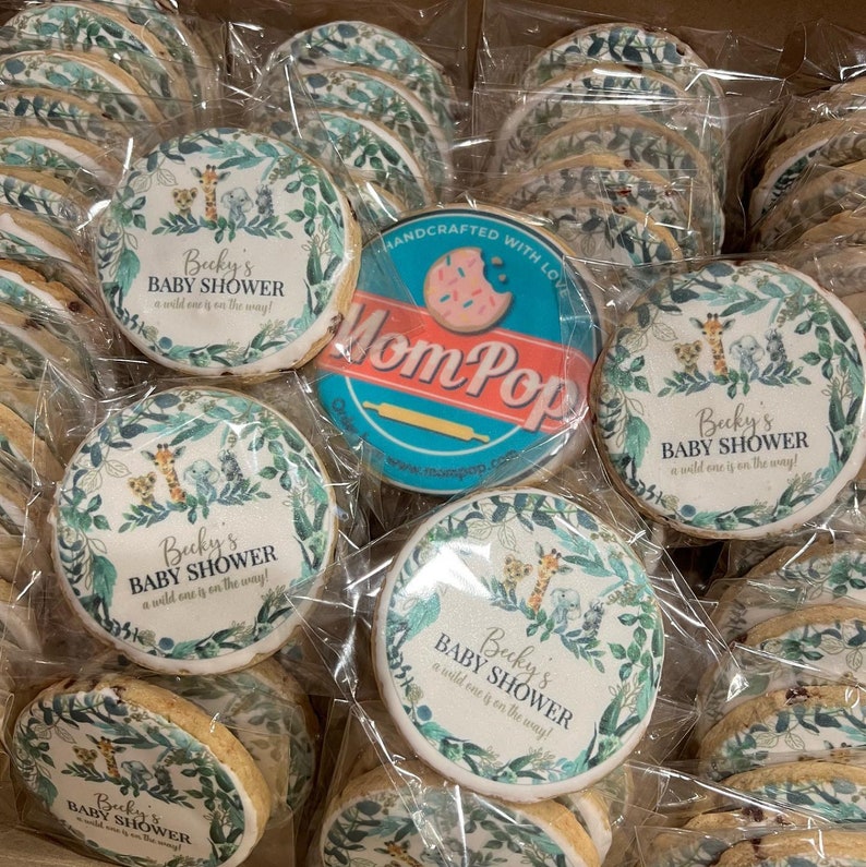 Custom Printed Round Sugar Cookies One Dozen - Etsy