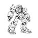 Robot Coloring Pages for Kids: 22 Copy Mecha Printable Pages, Instant ...