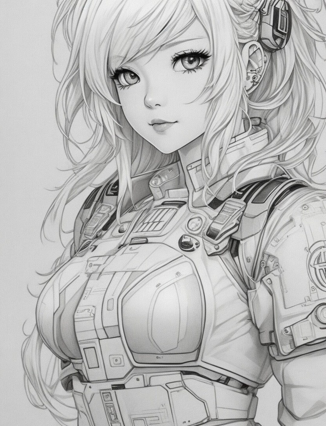 10 Cyberpunk Coloring Pages Printable Coloring Book - Etsy