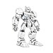 Robot Coloring Pages for Kids: 22 Copy Mecha Printable Pages, Instant ...