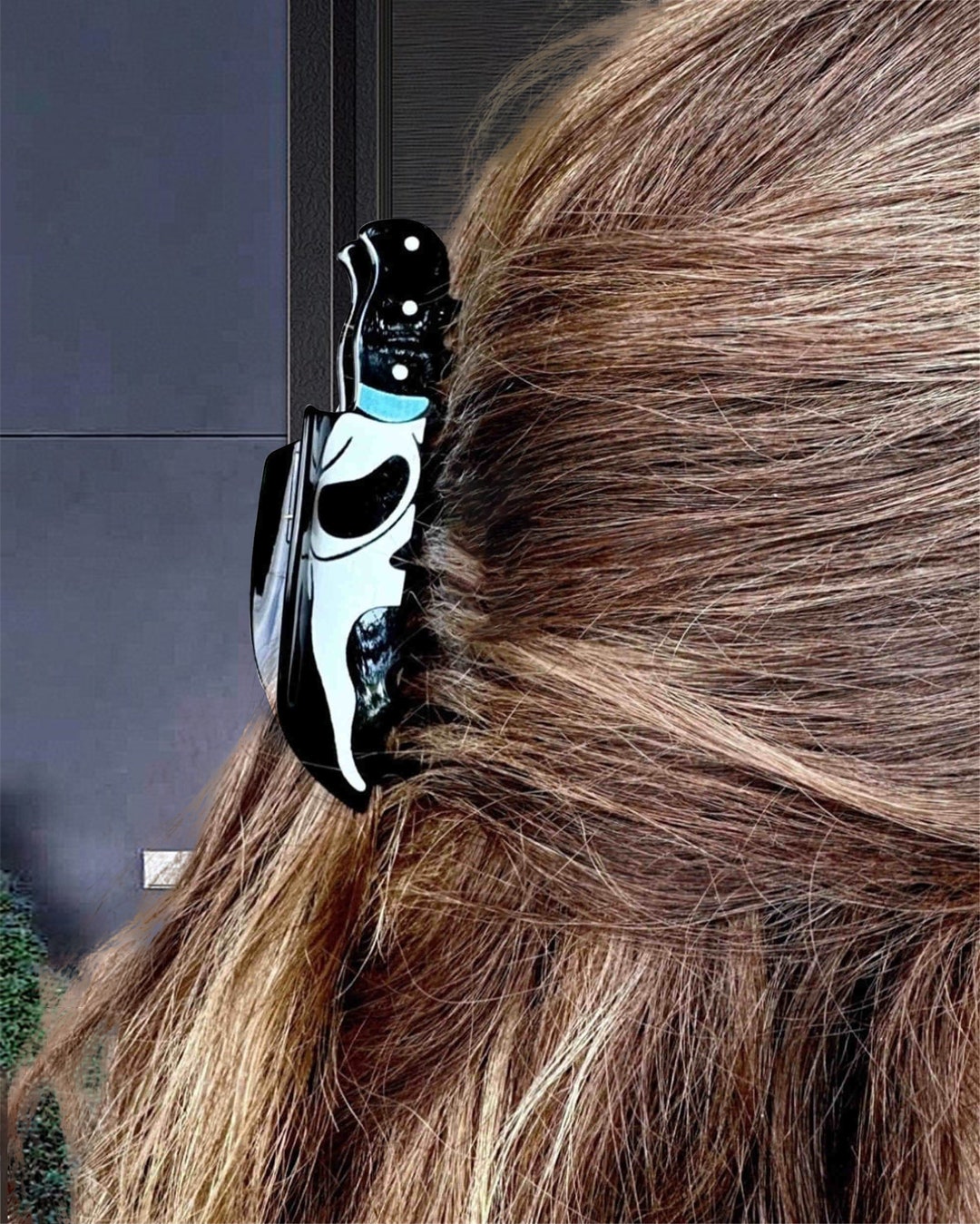 Scream Hair Claw Clip Ghost Face Hair Clip Hair Accessory - Etsy