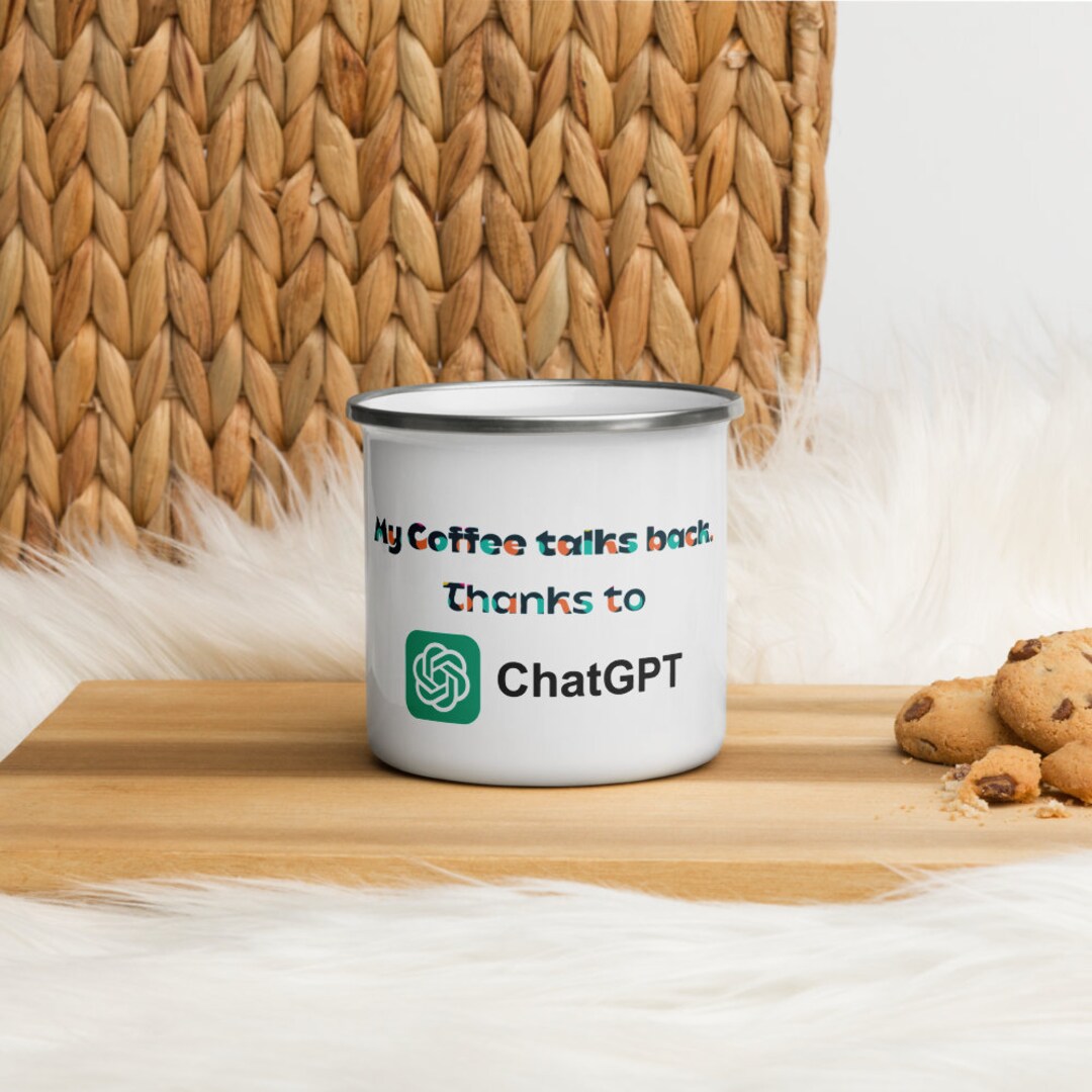 Chat GPT Enamel Mug - Etsy