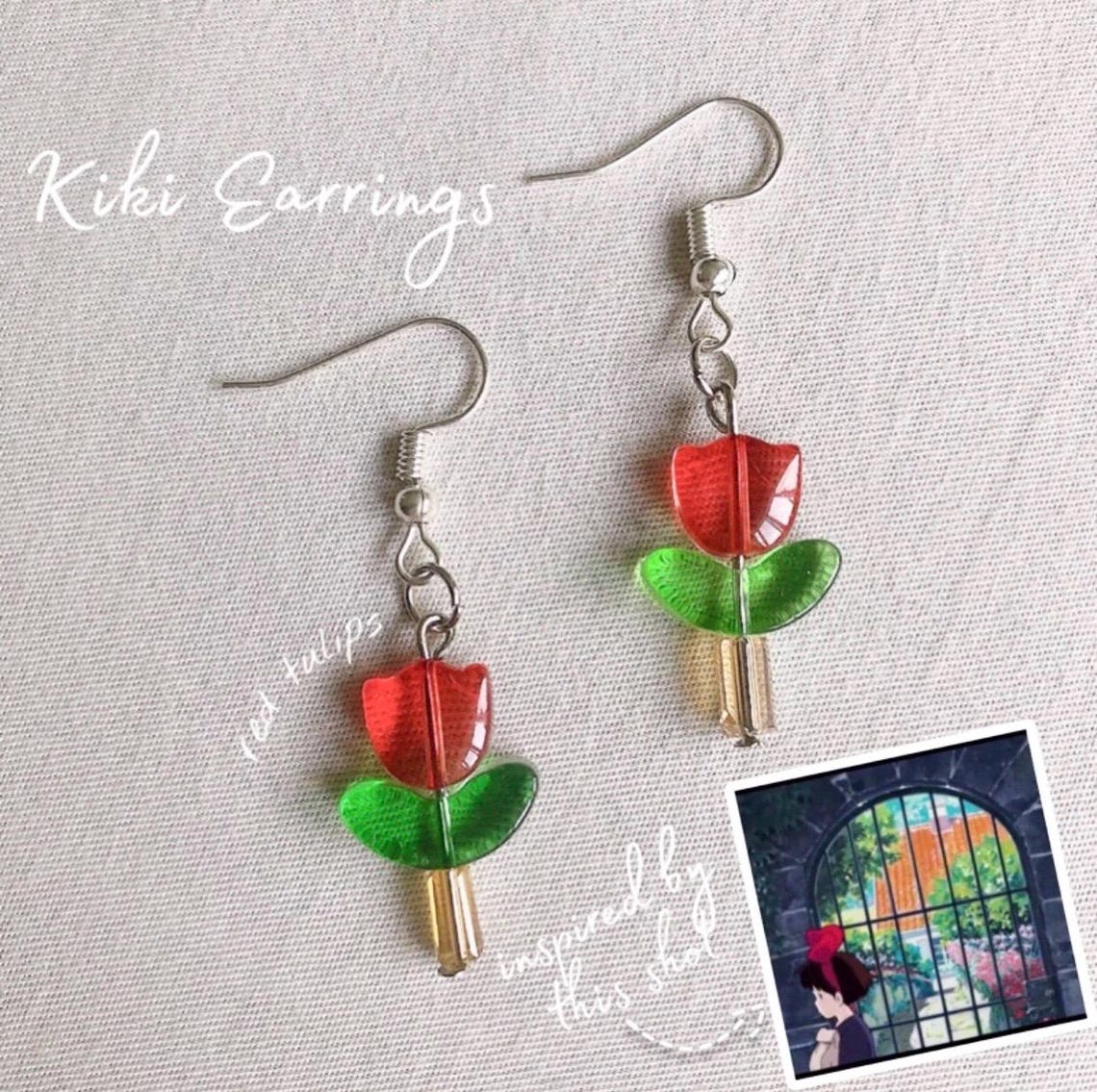 Studio Ghibli Kikis Delivery Service Inspired Beaded Necklace Bracelet ...