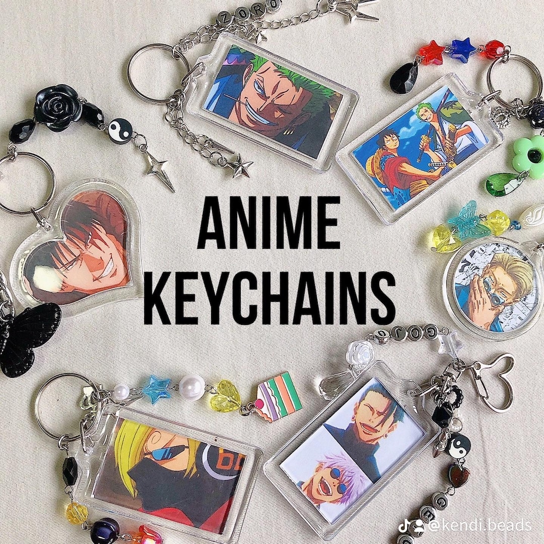 ANIME Inspired Keychains One Piece Jujutsu Kaisen Death Note Misa Amane ...
