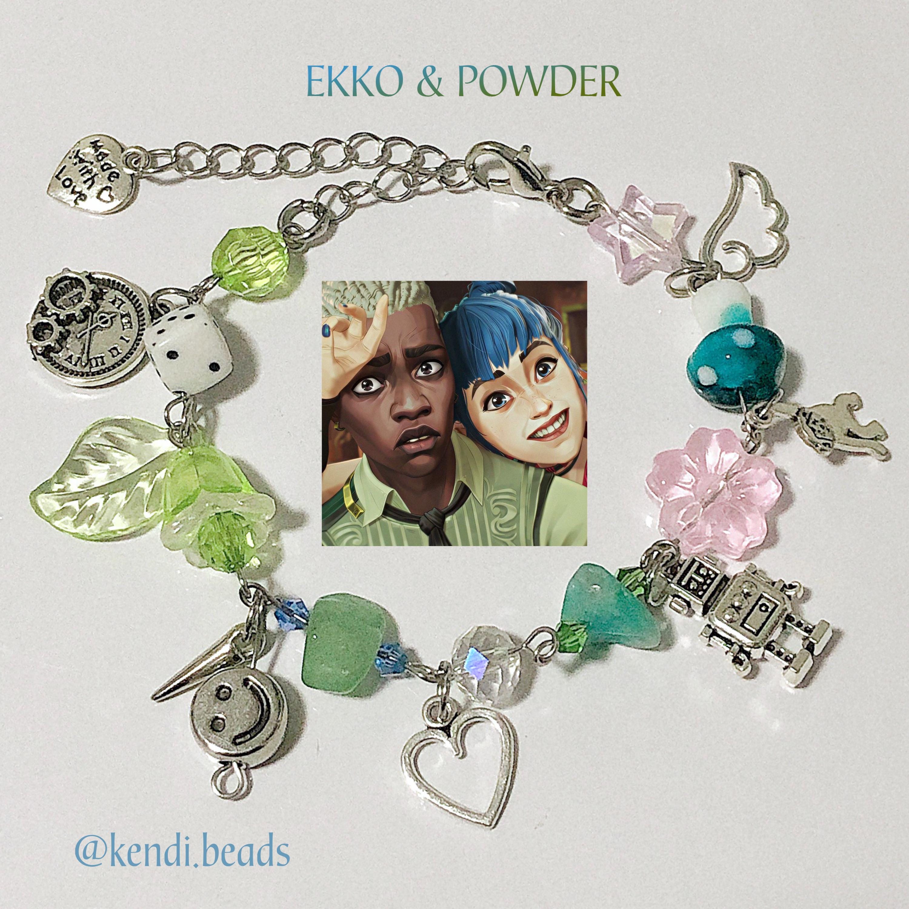 ARCANE Inspired Bracelets! | Jinx Powder Ekko Vi Caitlyn Mel Medarda - Etsy