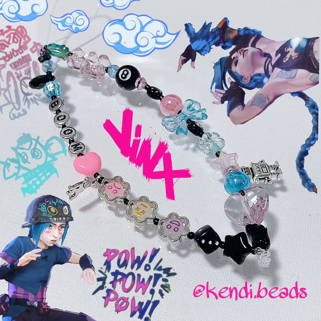 Arcane Inspired Phone Strap | Jink Ekko Powder Vi Caitlyn Mel Medarda ...
