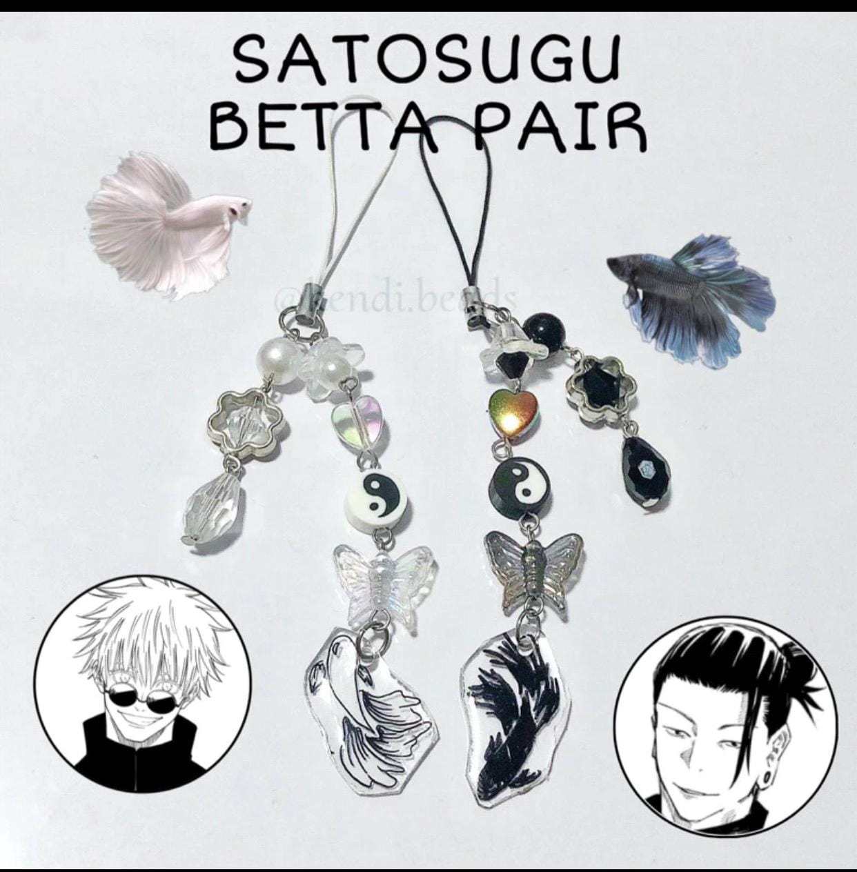 Jujutsu Kaisen Gojo Satoru & Geto Suguru Inspired Accessories Phone Bag ...