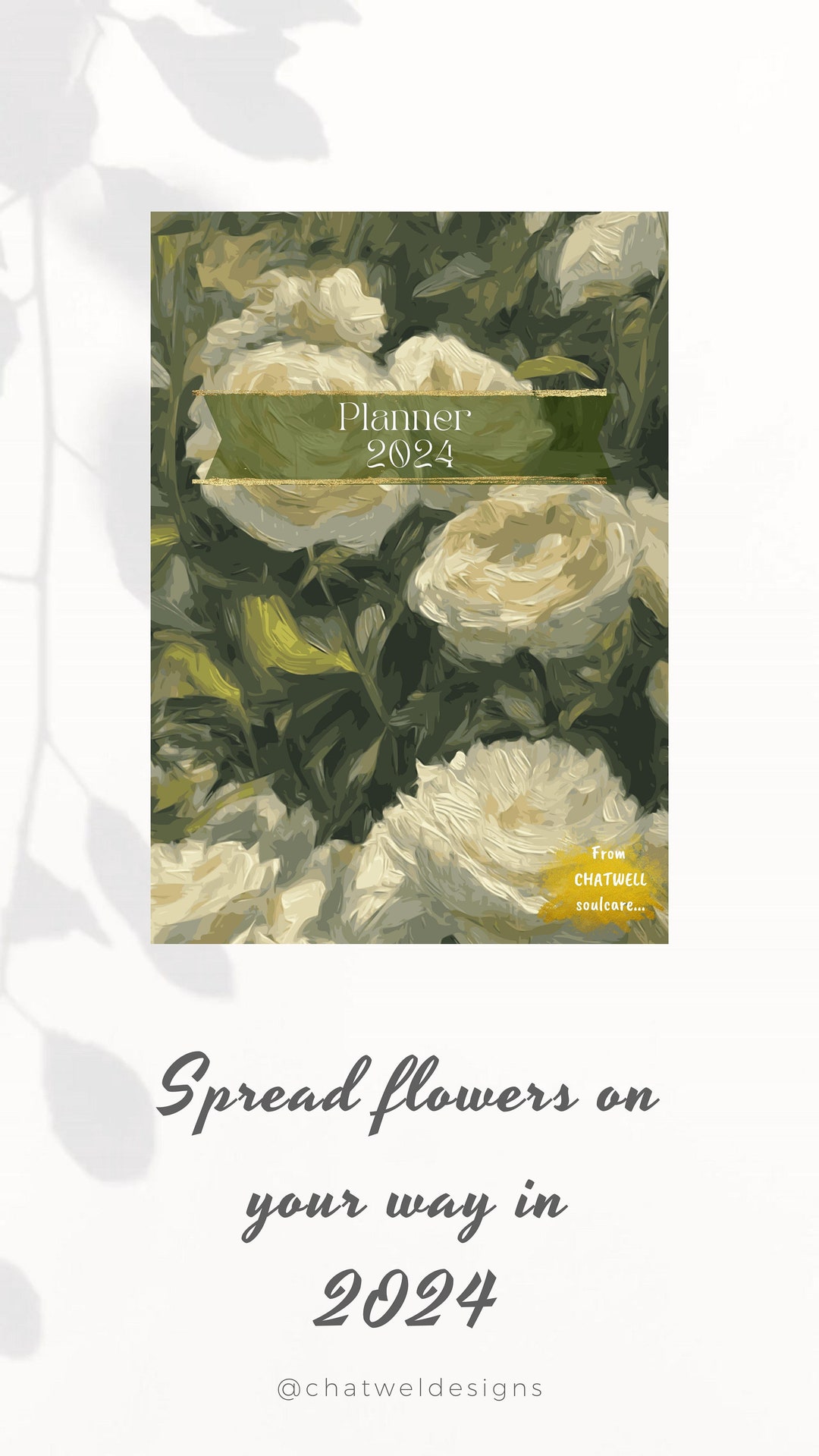 Printable Floral Themed Planner for 2024 - Etsy