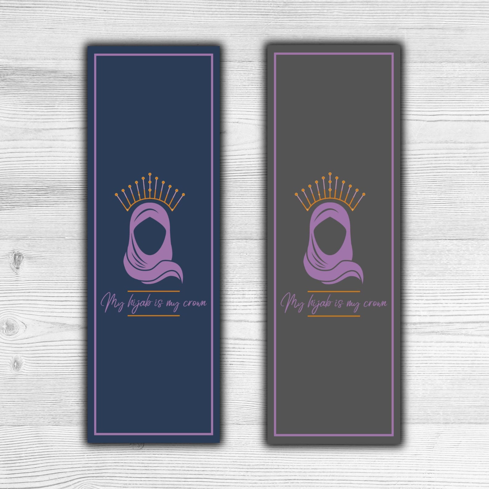 Islamic Quran Bookmark Printable, My Hijab, Nikkah Favor, Muslim ...