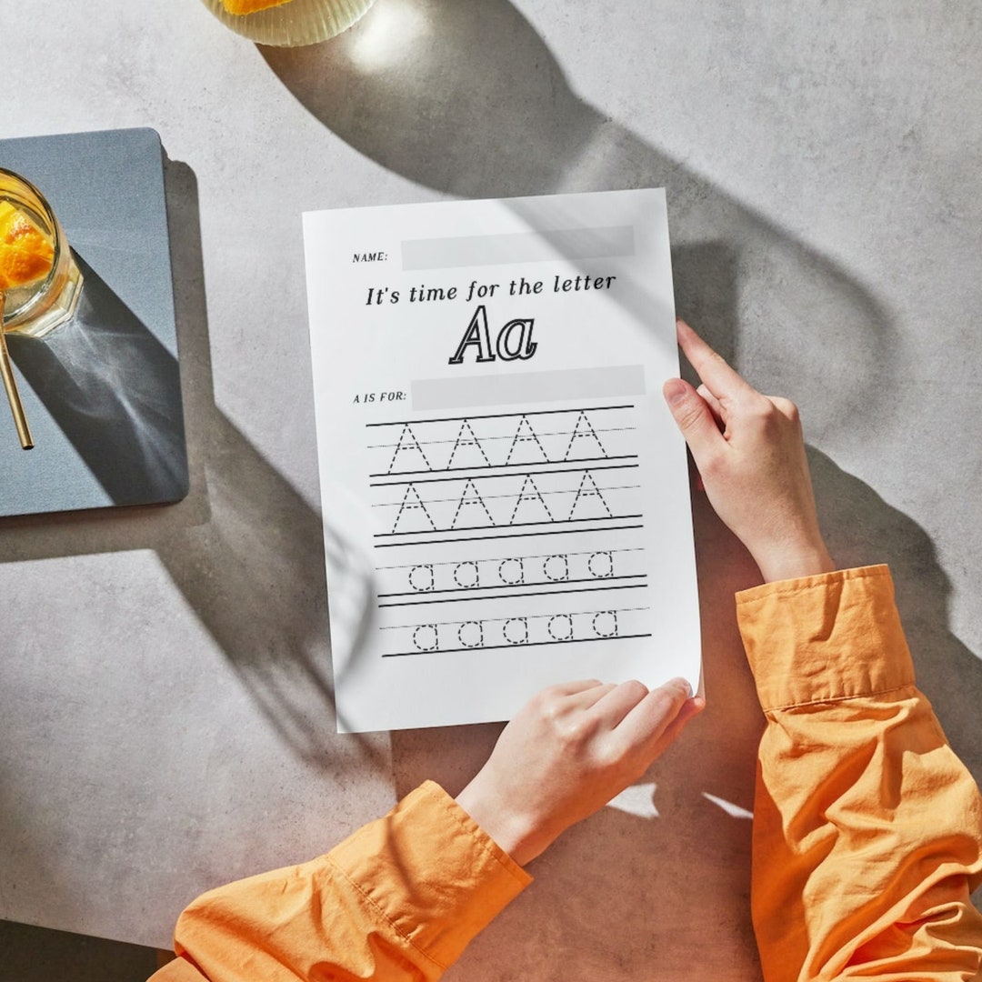 Printable Alphabet Tracing Letters, ADHD Depression Positive ...