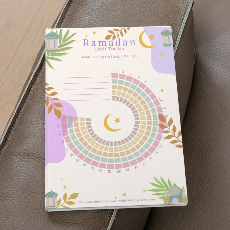Printable Ramadan Habit Tracker, Islamic BOHO, Muslim Planner, Muslim ...