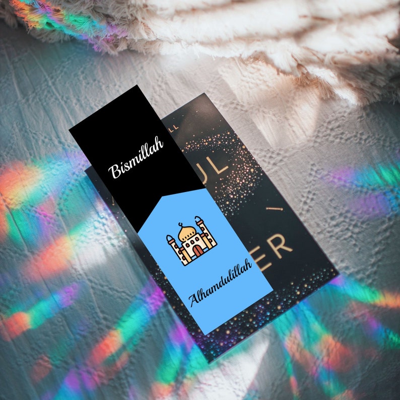 Islamic Quran Bookmark Printable Mosque Nikkah Favor Muslim - Etsy