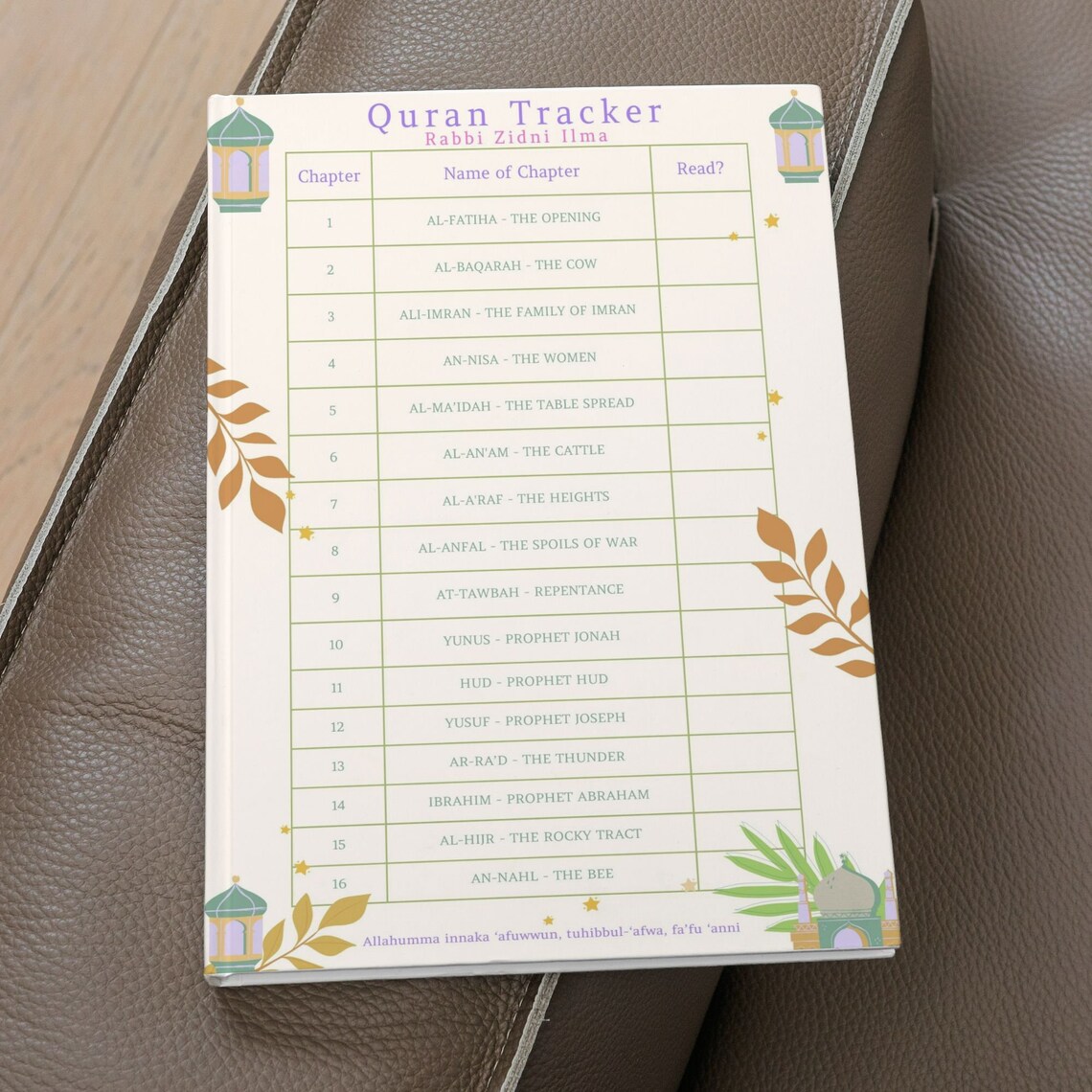 Printable Ramadan Habit Tracker, Islamic BOHO, Muslim Planner, Muslim ...