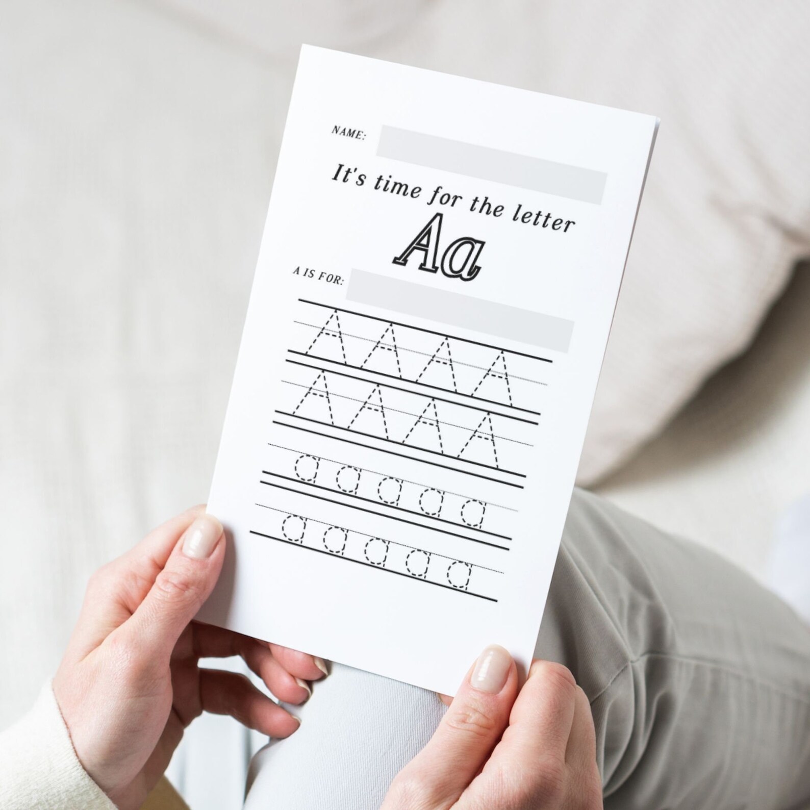 Printable Alphabet Tracing Letters Worksheets, Trace Letters, Upper ...