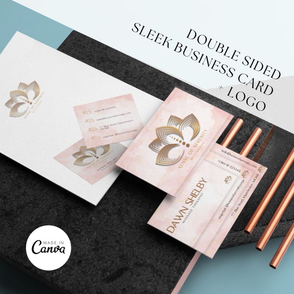 Lotus Business Card - Etsy