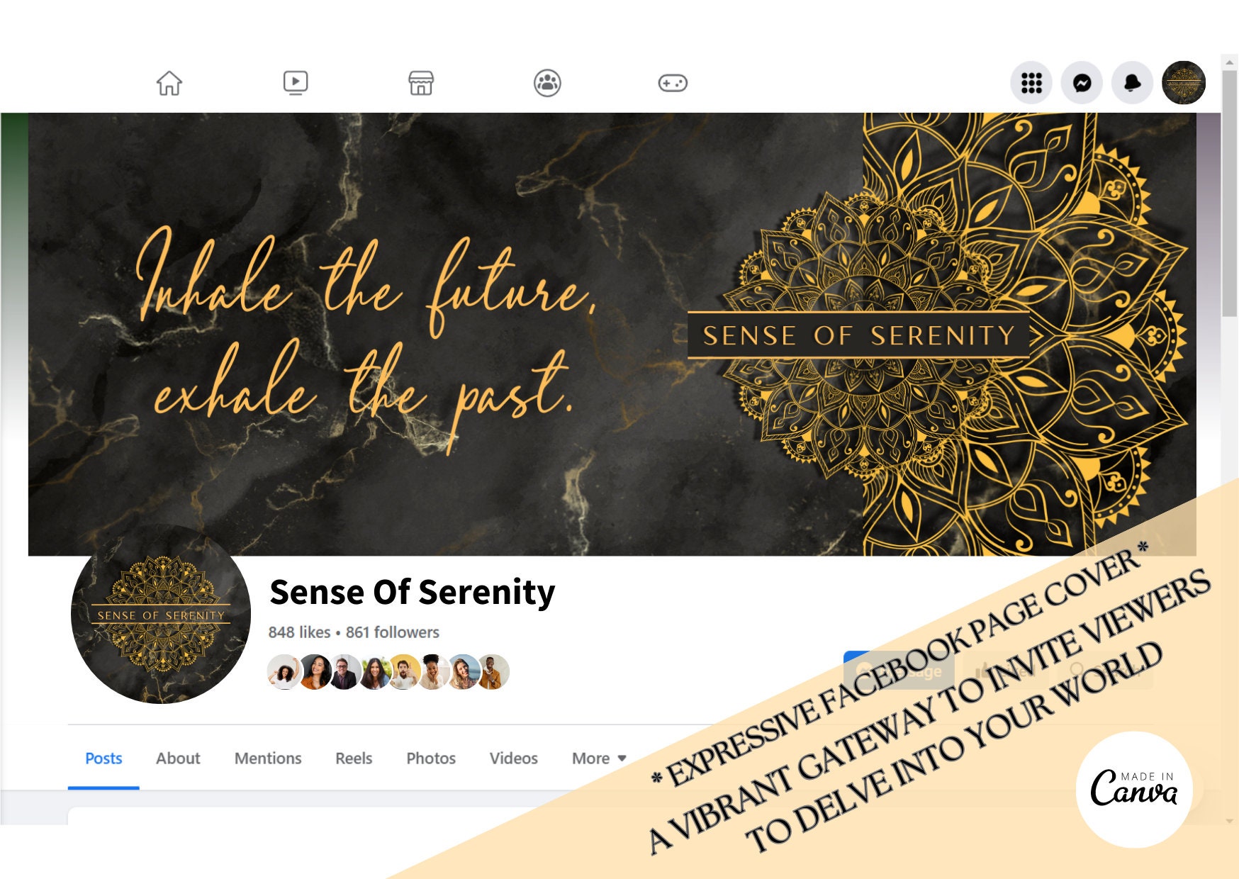 Serenity Facebook Cover