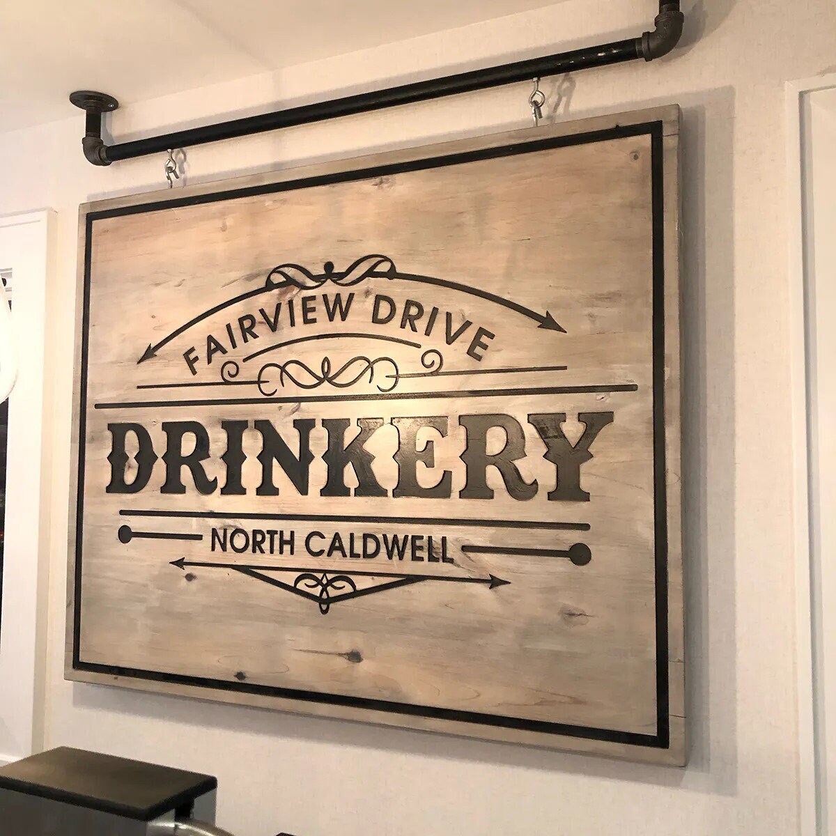 Custom Outdoor Wooden Sign Hanging Sign Outdoor Welcome - Etsy
