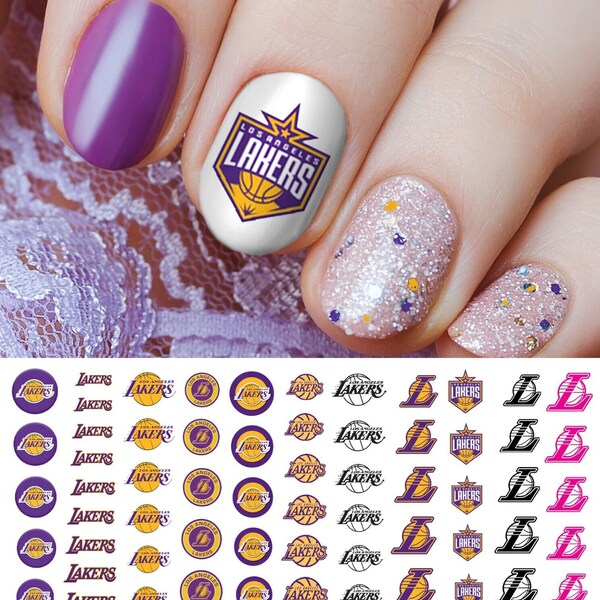 Basketball Nail Art - Etsy