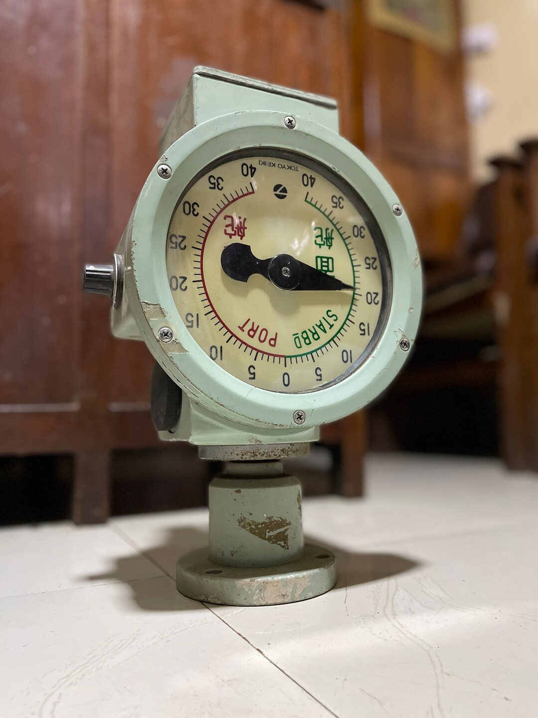 Ship Salvage Vintage Original Refurbished Electronic Rudder Angle ...