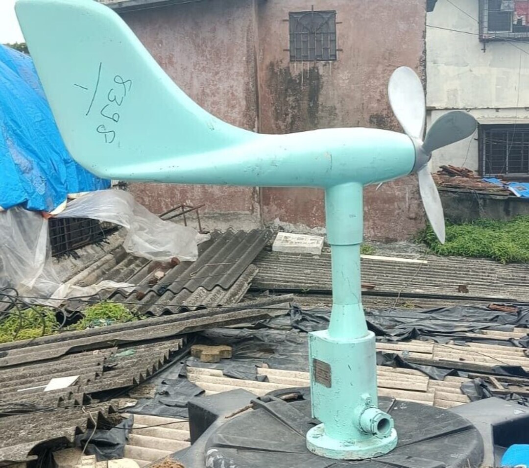 Vintage Marine Ship Salvage Aluminum & Fiber Daeyang Anemometer ...