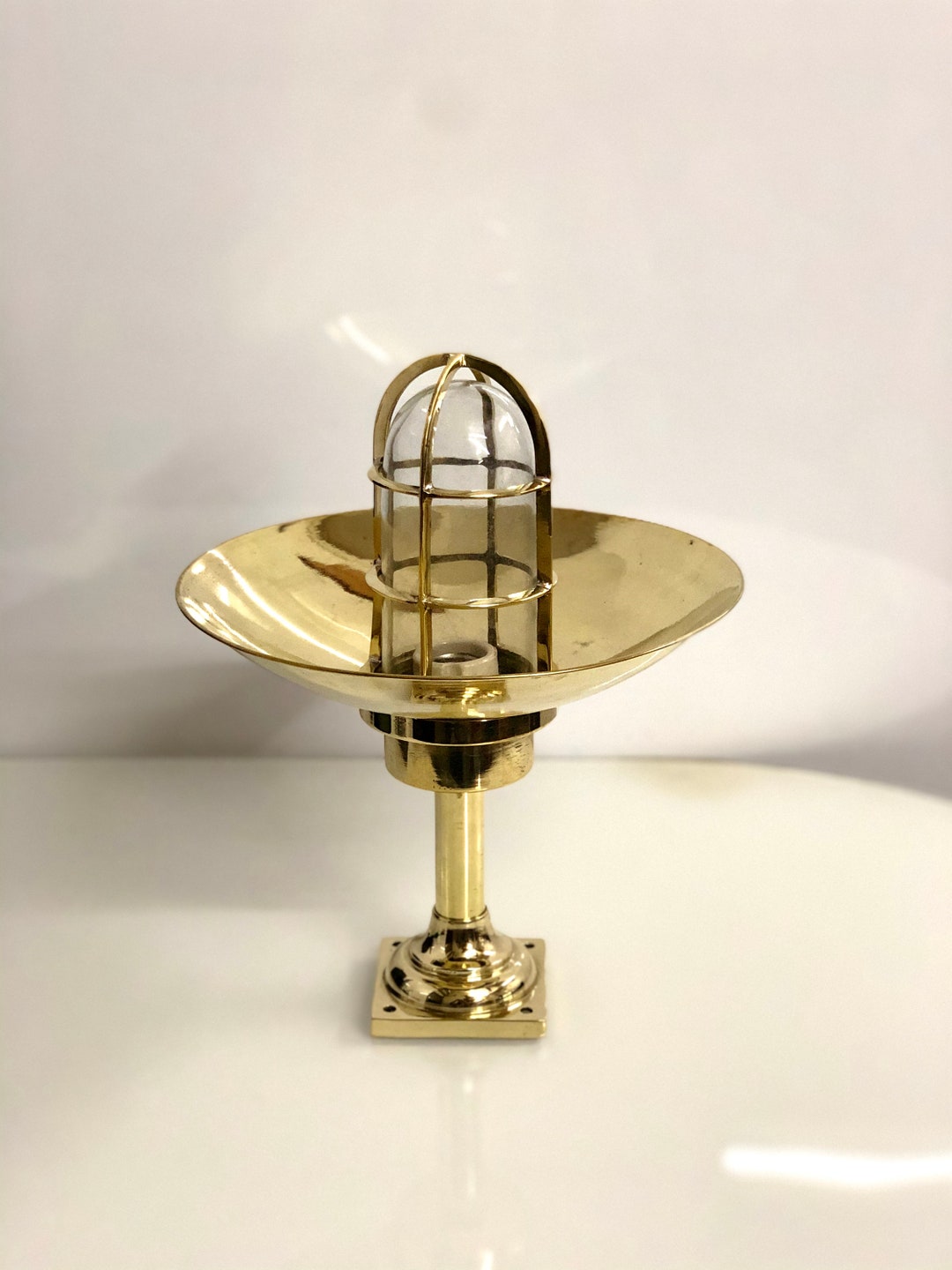 Brass Bulkhead Mount Light Nautical Ship Marine Vintage Style - Etsy